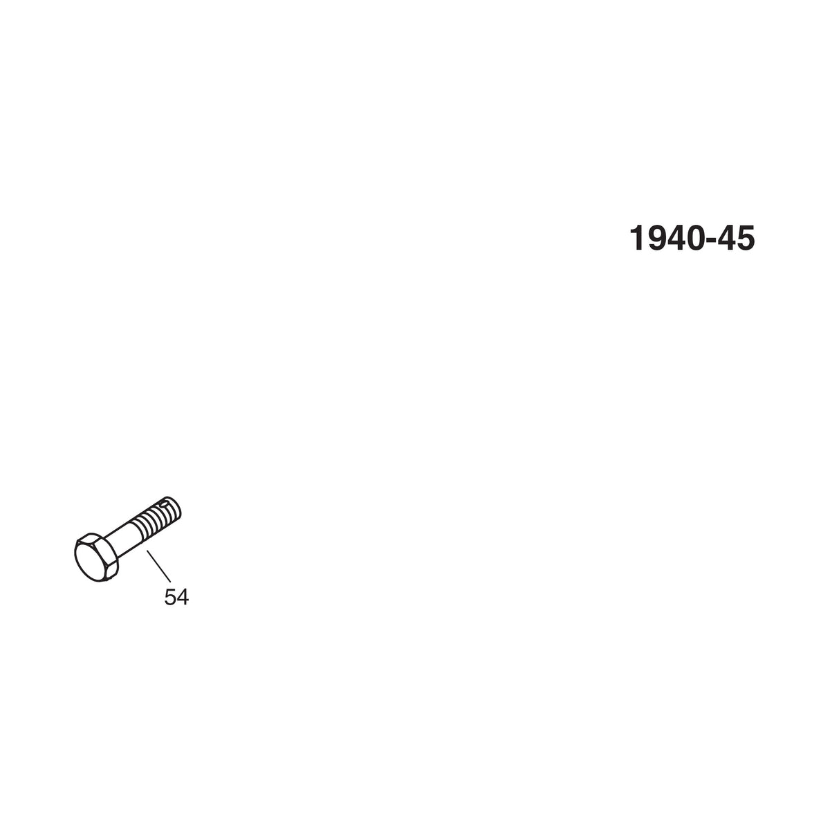 1 2 20 X 1 1 2 Link Bolt 1940 45 Models Kiwi Indian 1-2-20-x-1-1-2-link-bolt-1940-45-models-kiwi-indian