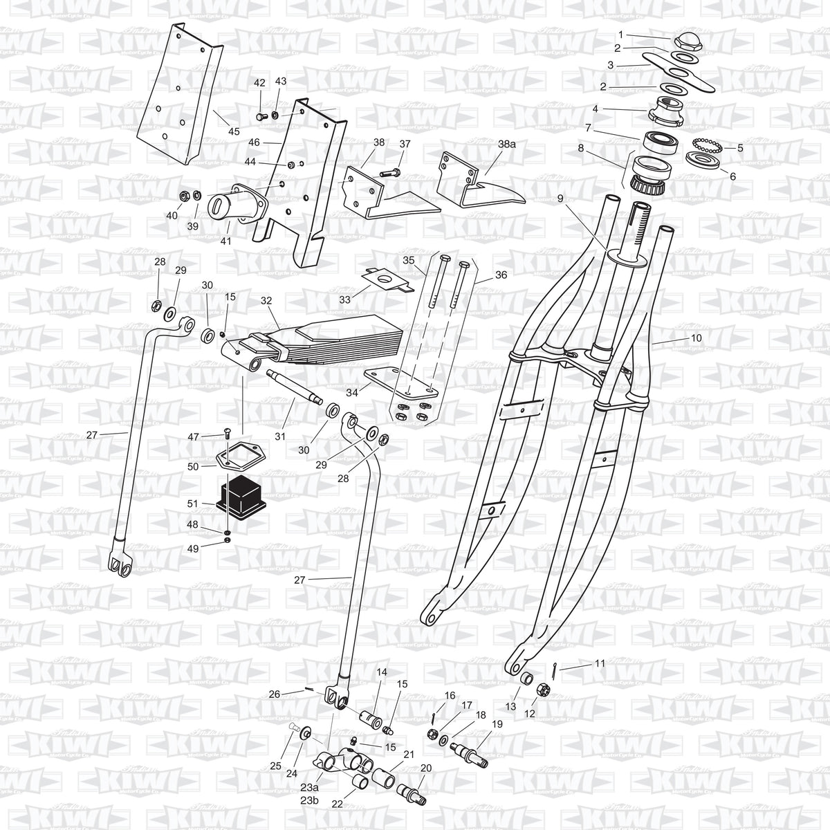 Forks - Leaf Spring 1933-45 – Kiwi Indian