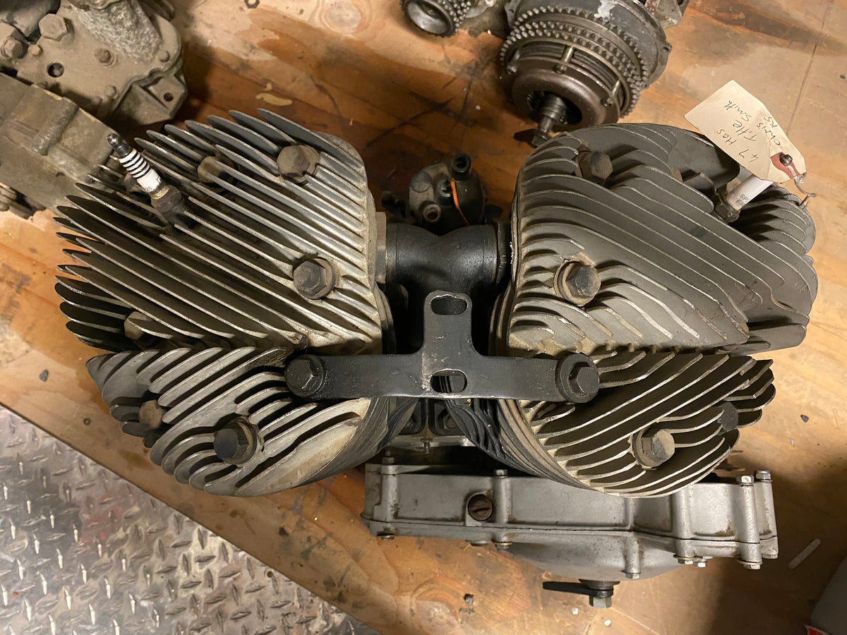 1947 Chief Engine with Transmission – Kiwi Indian