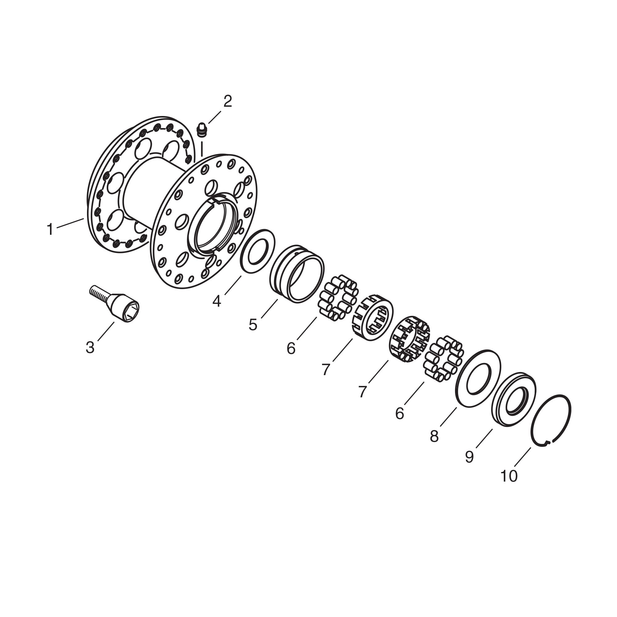 Complete Front Hub - 1946-53 Models – Kiwi Indian