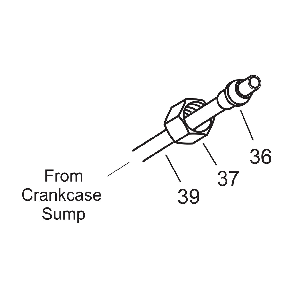 Crankcase & Scraper Tube with Fittings – Kiwi Indian