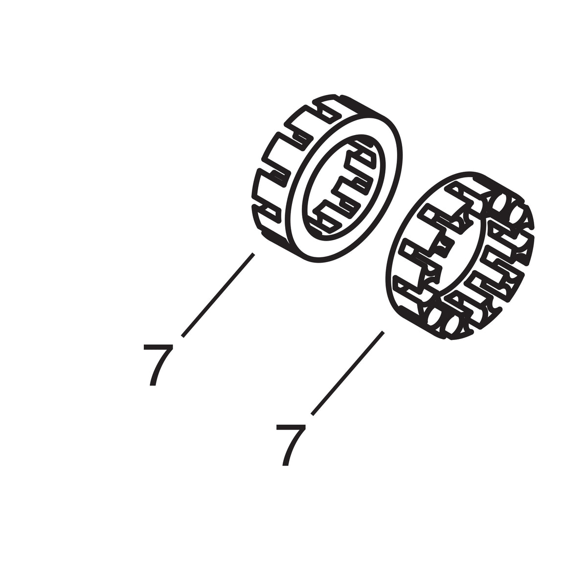 Front Hub Roller Retainer - 1946-53 Models – Kiwi Indian