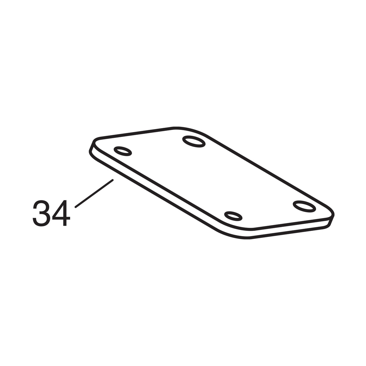 Leaf Spring Retaining Plate – Kiwi Indian