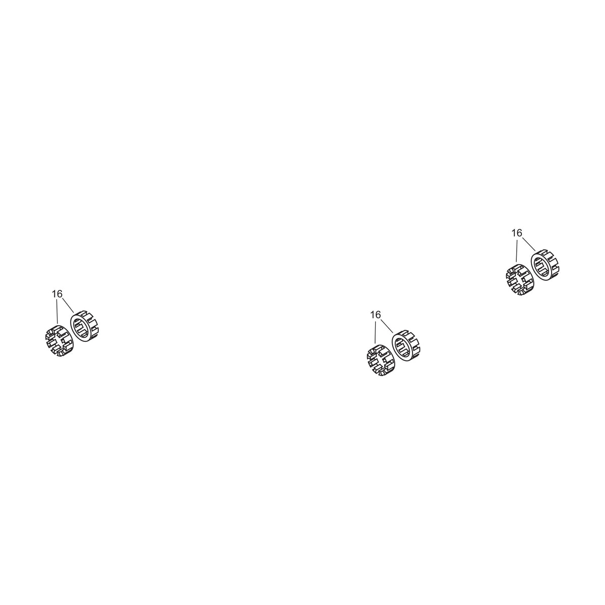 Retainer - Pinion & Drive Shaft Rollers – Kiwi Indian